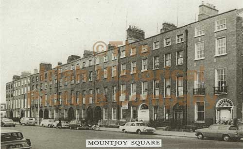 Mountjoy Square, Dublin 1 , Ireland. old Irish photograph. BK-00059 ...