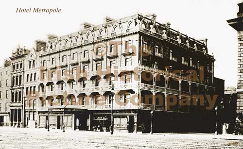 Hotel Metropole, Sackville Street, Dublin, Ireland. old Irish ...