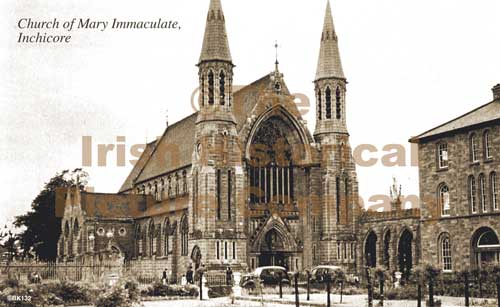 Church of Mary Immaculate, Inchicore, Dublin, Ireland. old photograph ...
