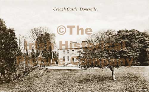 Creagh Castle, Doneraile, Co. Cork, Ireland. old photograph 1908. CC ...