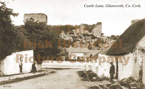 Castle Lane, Glanworth, Co. Cork, Ireland. old photograph by J ...