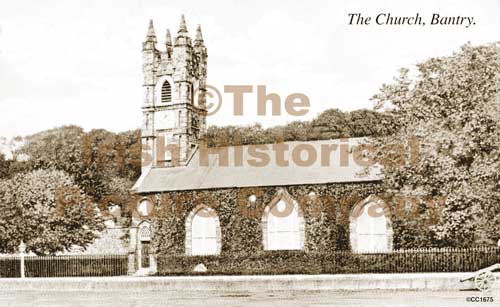 The Church, Bantry Co. Cork, Ireland. old Irish photograph 1909, by W ...