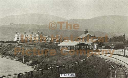 Killaloe Railway Station, Co Clare, Ireland. old Irish photograph. CL ...