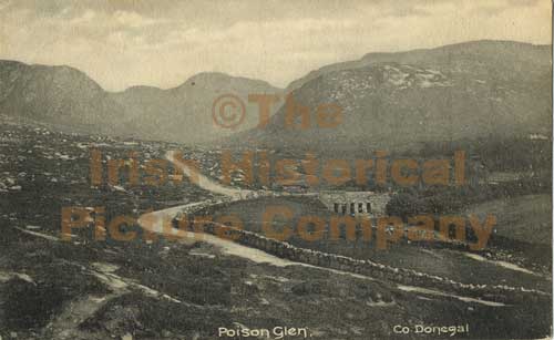 Poison Glen, Dunlewey, Co Donegal, Ireland. old photograph. DG-00441 ...