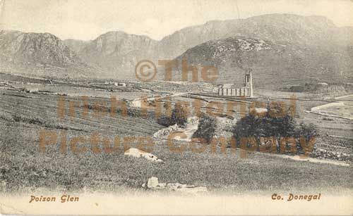 Poison Glen, Dunlewey, Co Donegal, Ireland. old photograph. DG-00446 ...
