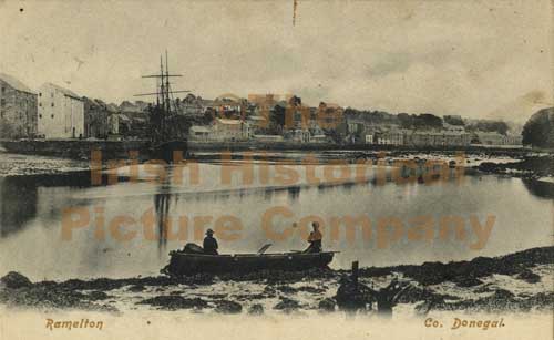 Ramelton, Co Donegal, Ireland. old photograph. DG-00469 - The ...