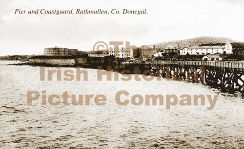 Coast Guard Station & Pier, Rathmullan, Co. Donegal, Ireland. old ...