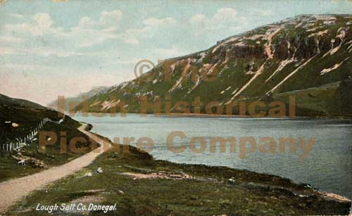 Lough Salt, Co Donegal, Ireland, old photograph. DG-00669 - The ...