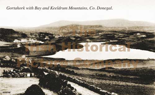 Gortahork with Bay and Keeldrum Mountains, Co Donegal, Ireland. old ...