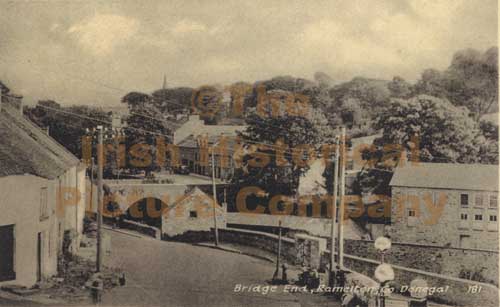 Bridge End, Ramelton, Co Donegal, Ireland. old photograph. DG-01226 ...
