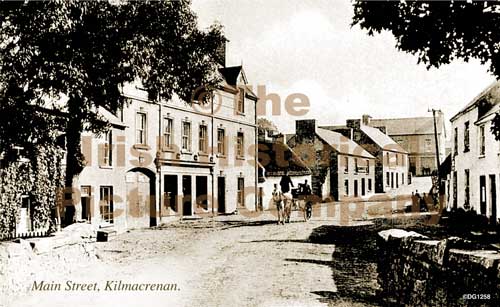 Main Street, Kilmacrenan, Co Donegal, Ireland. old photograph. DG-01258 ...
