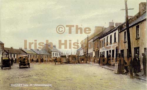 Market Day in Carndonagh, Co Donegal, Ireland. old photograph. DG-01481 ...