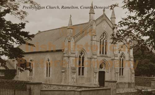 Presbyterian Church, Ramelton, Co Donegal, Ireland. old photograph. DG ...