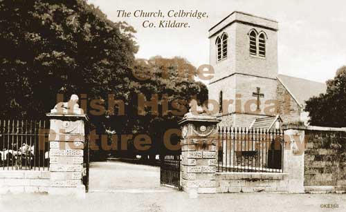 The Church, Celbridge, Co. Kildare, Ireland. old Irish photograph by W ...