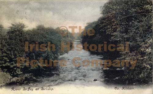 River Liffey at Leixlip, Co. Kildare KE-00183 - The Historical Picture ...