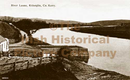 River Laune, Killorglin, Co Kerry, Ireland. old photograph. KR-00312 ...