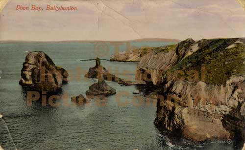 Doon Bay, Ballybunion, Co Kerry, Ireland. old photograph by J.Valentine ...