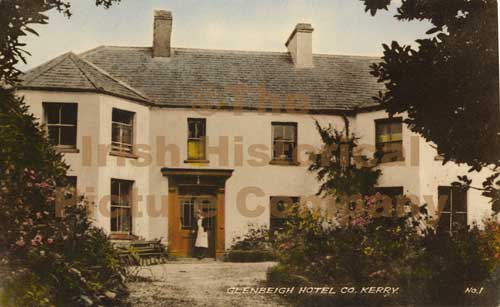 Glenbeigh Hotel, Co Kerry, Ireland. old photograph. KR-00610 - The ...