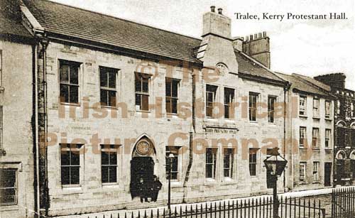 Protestant Hall, Tralee, Co Kerry, Ireland. old photograph. KR-00838 ...