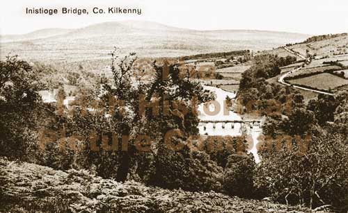 Inistioge Bridge, Inistioge, Co Kilkenny, Ireland. old photograph. KY ...