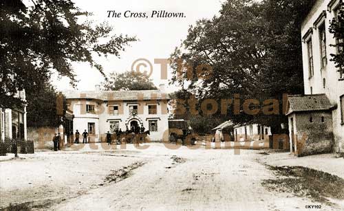 The Cross, Piltown, Co Kilkenny, Ireland. old photograph. KY-00102 ...