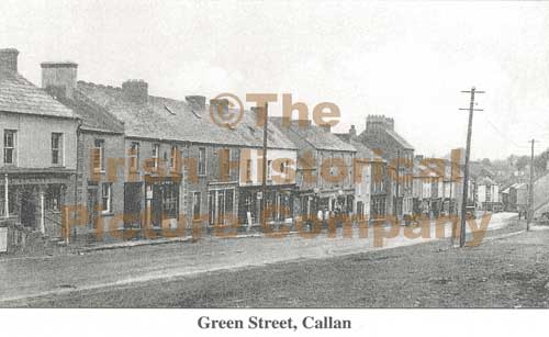 Green Street, Callan, Co Kilkenny, Ireland. old photograph. KY-00118 ...