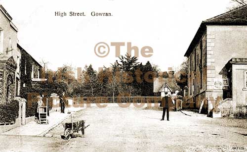High Street, Gowran, Co Kilkenny, Ireland. old photograph. KY-00175 ...