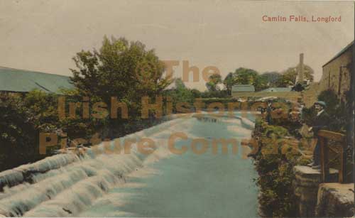 Camlin Falls, Longford, Co Longford, Ireland. old Irish photograph. LF ...