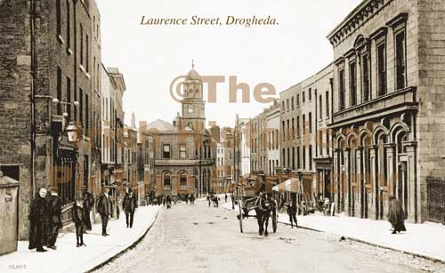 Lawrence Street, Drogheda, Co Louth, Ireland. old Irish photograph. LH ...