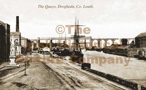 The Quays, Drogheda, Co Louth, Ireland. old photograph. LH-00024 - The ...