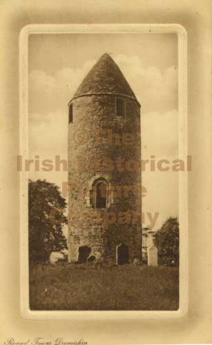 Dromiskin Round Tower, Co. Louth LH-00172 - The Historical Picture Archive