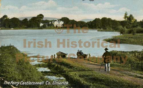 LK-00010 The Ferry, Castlconnell, Co Limerick, Ireland. old photograph ...