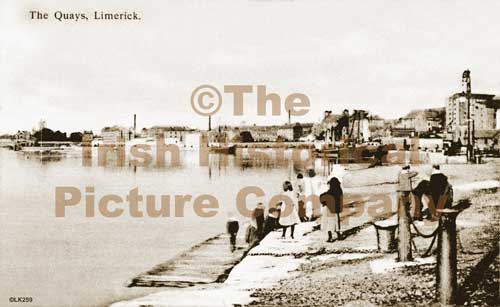 The Quays, Limerick, Co Limerick, Ireland. old photograph. LK-00259 ...