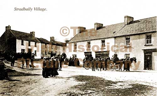 Stradbally Village, Co Laois, Ireland. old photograph. LS-00113 - The ...