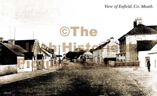 MH-00157 Banningtons Hotel, Enfield, Co Meath, Ireland.old photograph ...