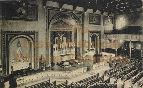 Interior St Mary's R.C.Church, Navan, Co Meath, Ireland. old Irish ...