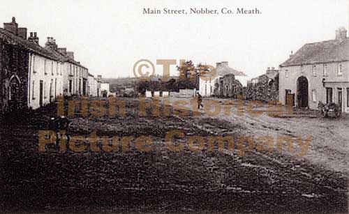 Main Street, Nobber, Co Meath, Ireland. old Irish photograph. MH-00252 ...