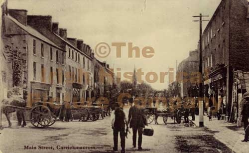 Main Street, Carrickmacross, Co Monaghan, Ireland. old Irish photograph ...