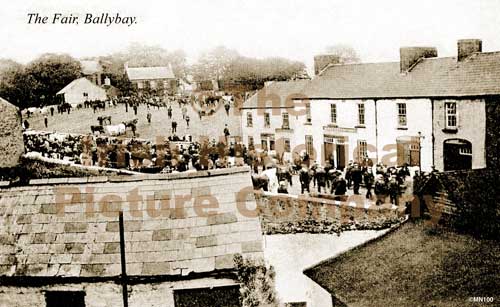 Fair Day, Ballybay, Co Monaghan, Ireland. old photograph. MN-00100 ...