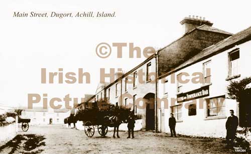 Temperance Bar, Main Street, Dugort, Achill Island, Co Mayo, Ireland ...