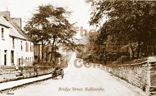 Bridge Street, Ballinrobe, Co Mayo, Ireland. old photograph. MO-00225 ...