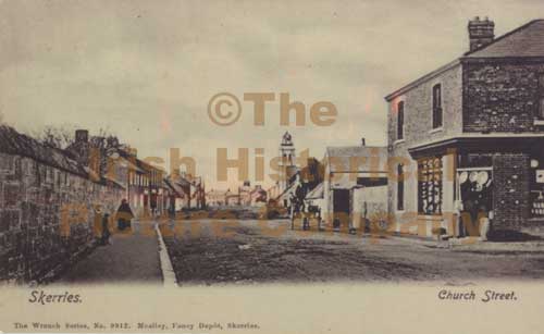 Church Street, Skerries, Co Dublin, Ireland. old photograph. QH-00139 ...
