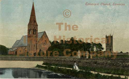 Episcopal Church. Skerries, Co Dublin, Ireland. old Irish photograph ...