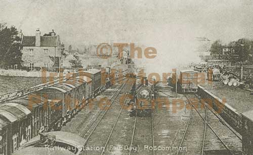 Railway Station(Fair Day), Roscommon, Co. Roscommon RS-00145 - The ...