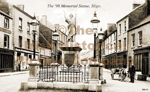 SL-00015 The "98 Memorial Statue, * John Reid ), Sligo, Co Sligo ...