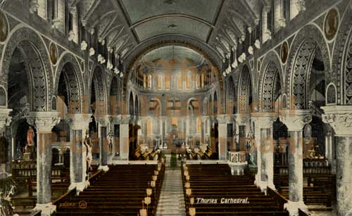 Thurles Cathedral, Thurles, Co Tipperary, Ireland. old Irish photograph ...