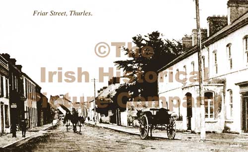 Friar Street, Thurles, Co Tipperary, Ireland. old Irish photograph. TP ...