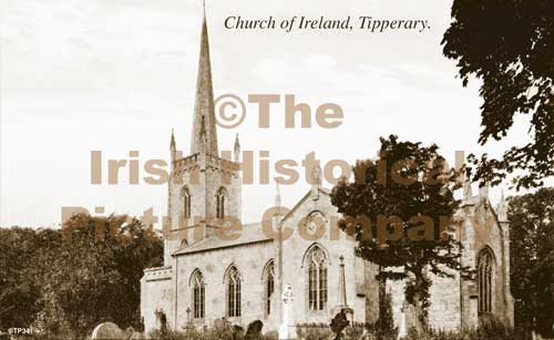 Church of Ireland, Tipperary, Co Tipperary, Ireland. old Irish ...