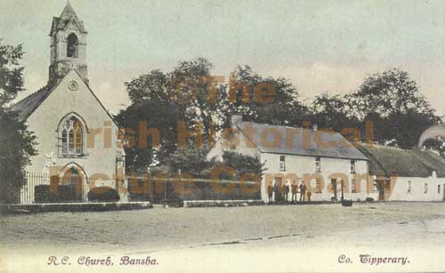R.C.Church, Bansha, Co Tipperary, Ireland. old Irish photograph. TP ...