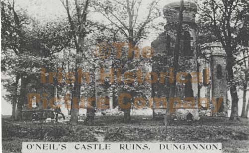 O'Neil's Castle Ruins, Dungannon, Co Tyrone, Northern Ireland. old ...